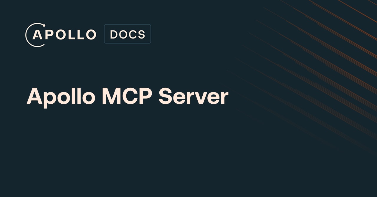 Apollo MCP Server - Apollo GraphQL Docs Apollo MCP Server - Apollo GraphQL Docs